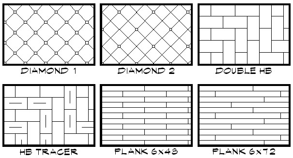 AutoCAD Hatch Patterns Preview Page CAD Hatch Patterns Preview 100 