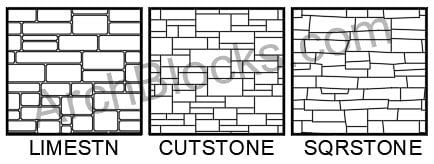 ArchBlocks Stone Hatch Patterns | AutoCAD Stones