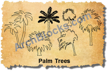 AutoCAD Tree Symbols | CAD Tree Blocks | CAD Trees Plan View