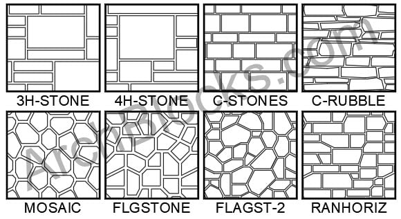 Stone CAD Hatch Patterns Stone CAD Hatch Patterns