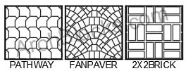 ArchBlocks Hatch Patterns Brick and Pavers | AutoCAD